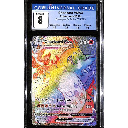 CGC8 - 2020 Pokemon - Charizard Vmax 074/073 Champions Path