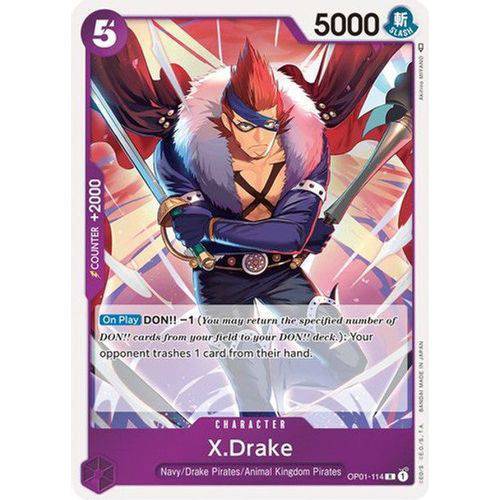 OP01-114R X.Drake (Foil)